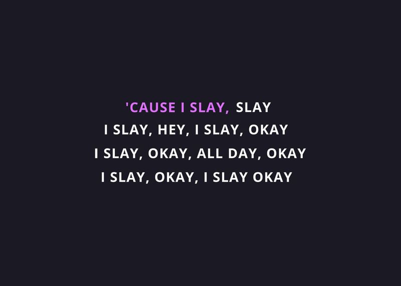 Purchase I Slay Poster Online | DearSam.com